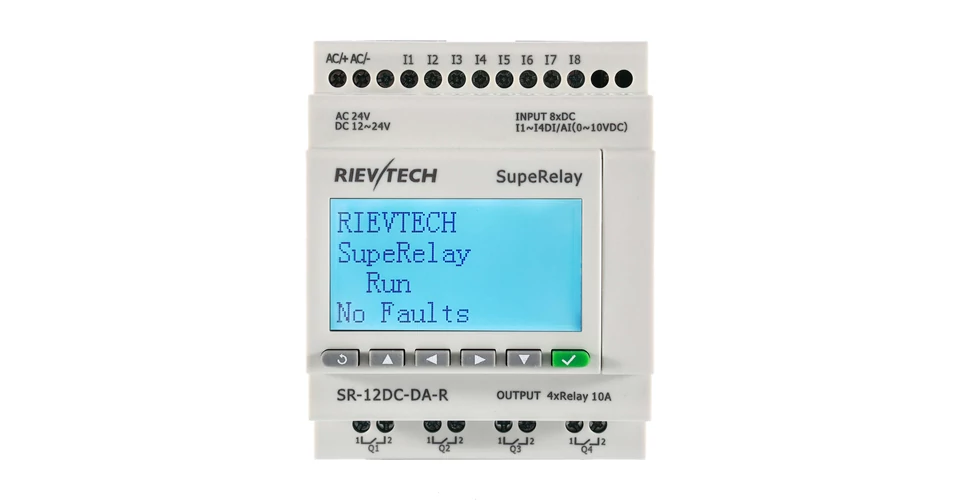 Rievtech SR-12DC-DA-R Ethernet PLC